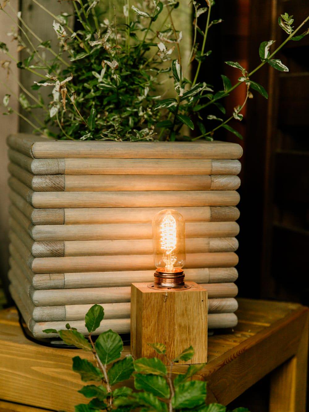 Modern Indoor Wooden Planter, Terrace Flowerpot in Minimal Design 3D ...