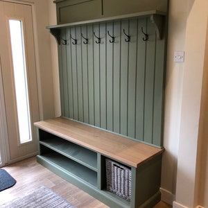 Boot Room Storage Bench. Monks Bench - Etsy UK