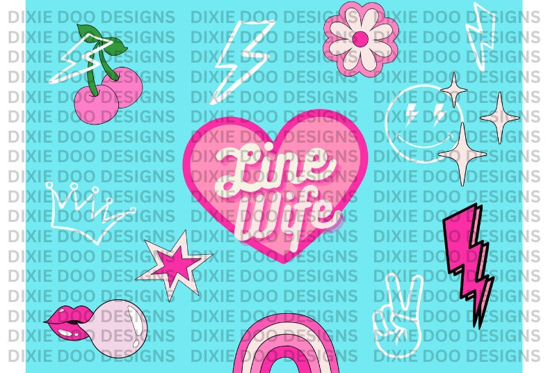 Line Wife Tumbler PNG **DIGITAL DOWNLOAD** - Etsy