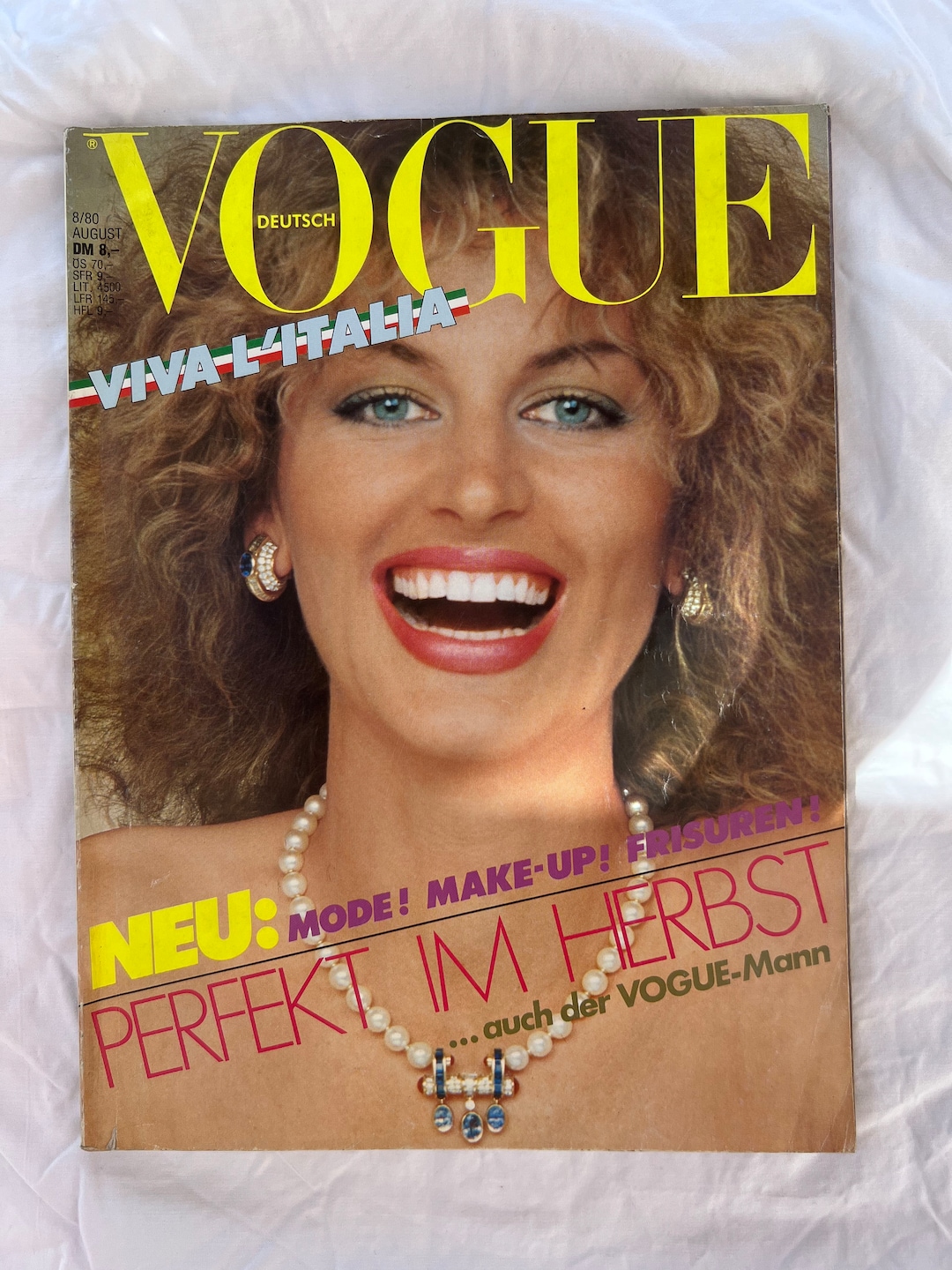 VOGUE DEUTSCH 1980 Dalila Di Lazzaro - Etsy