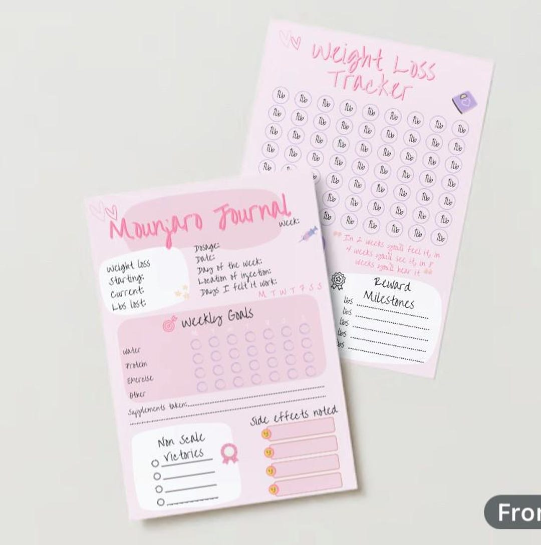 Mounjaro Weight Loss Diary - Etsy