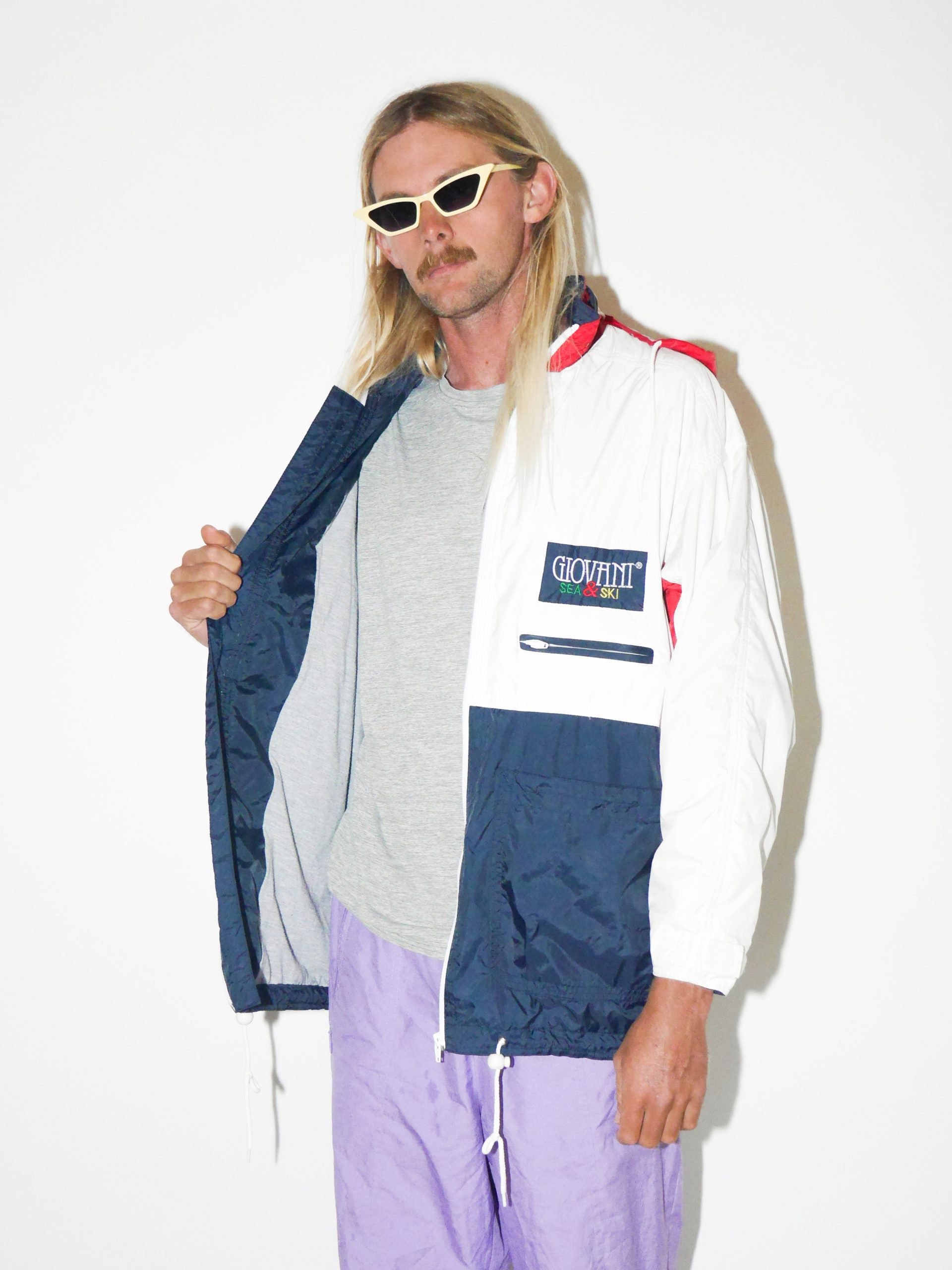 1980s Vintage Giovani Sea and Ski Jacket Navy/red/white - Etsy