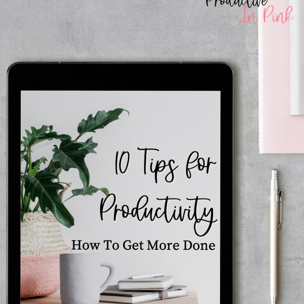 Productivity Book - Etsy