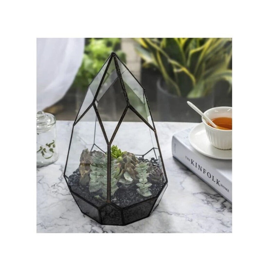 Digital Drawing for Printing! Stained Glass Terrarium. Project 128 - Etsy