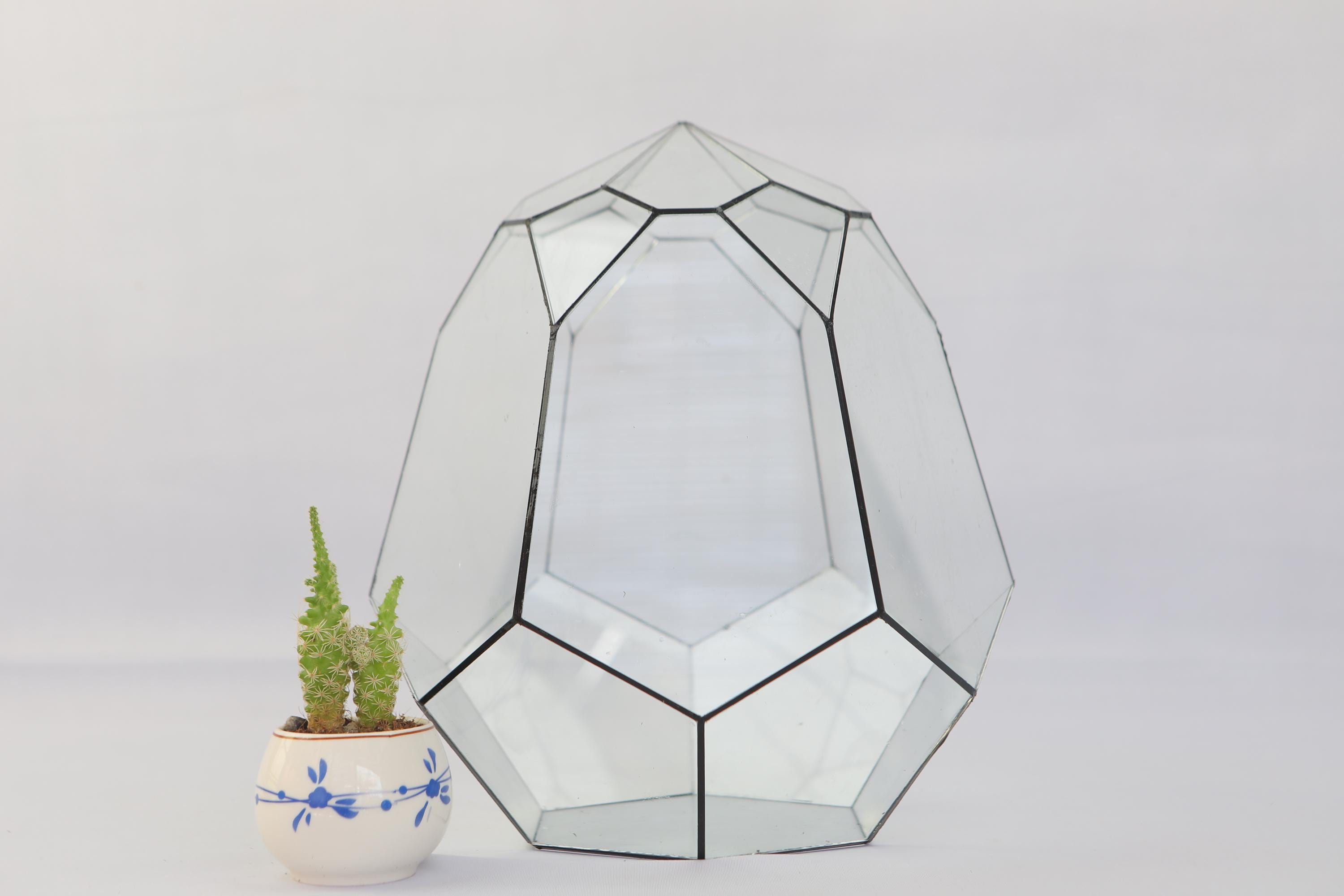 Digital Drawing for Printing! Stained Glass Terrarium. Project 336 - Etsy