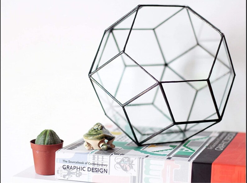 Digital Drawing for Printing! Stained Glass Terrarium. Project 196 - Etsy