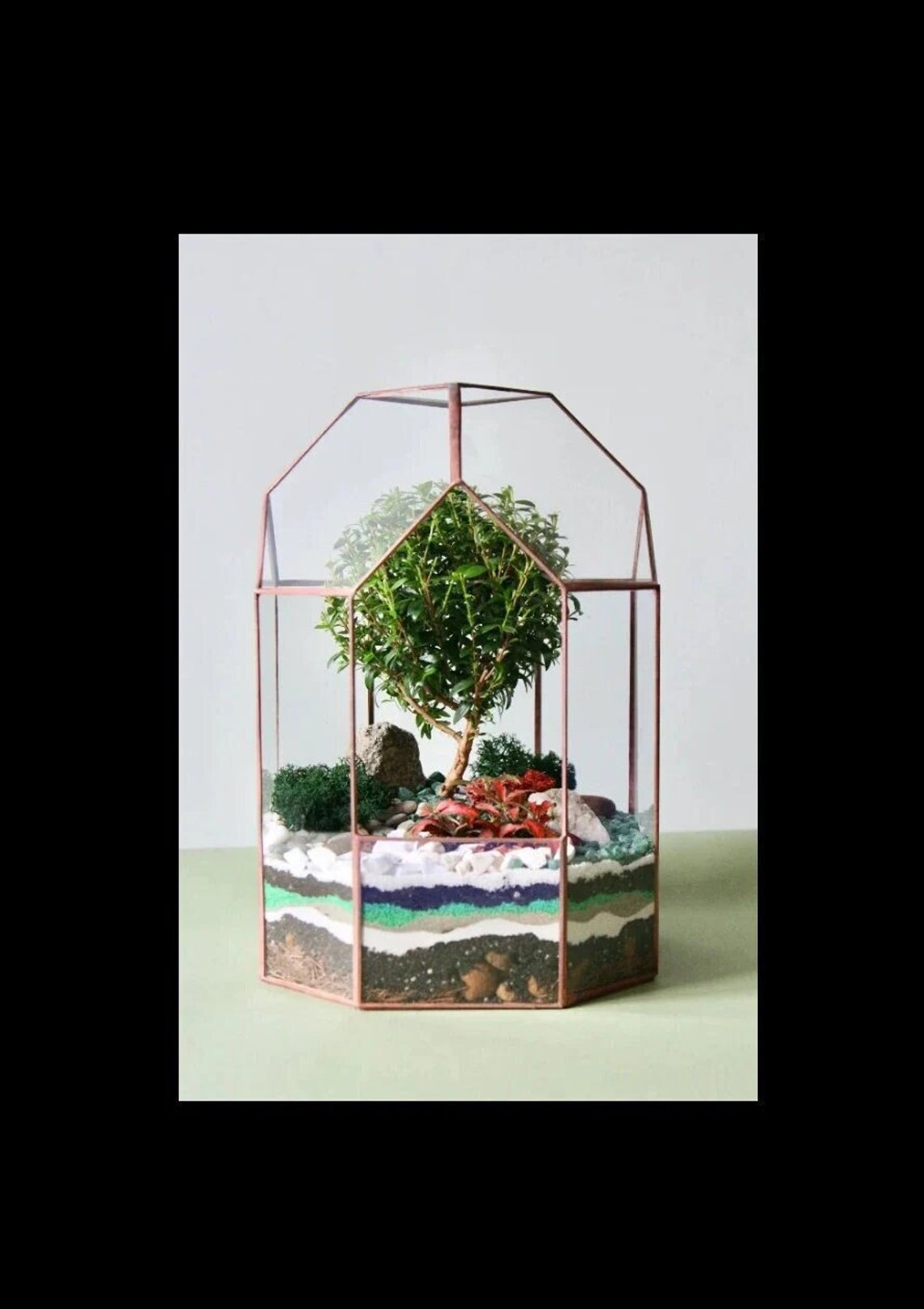 Digital Drawing for Printing! Stained Glass Terrarium. Project 189 (XL ...