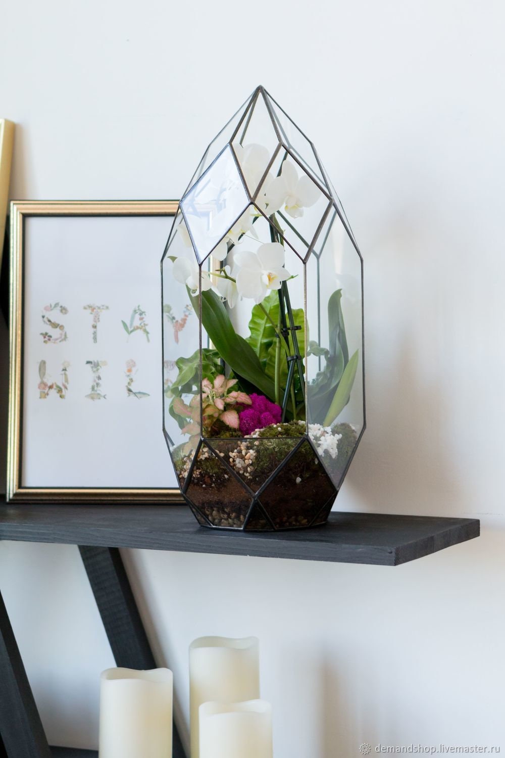 Digital Drawing for Printing! Stained Glass Terrarium. Project 06 - Etsy
