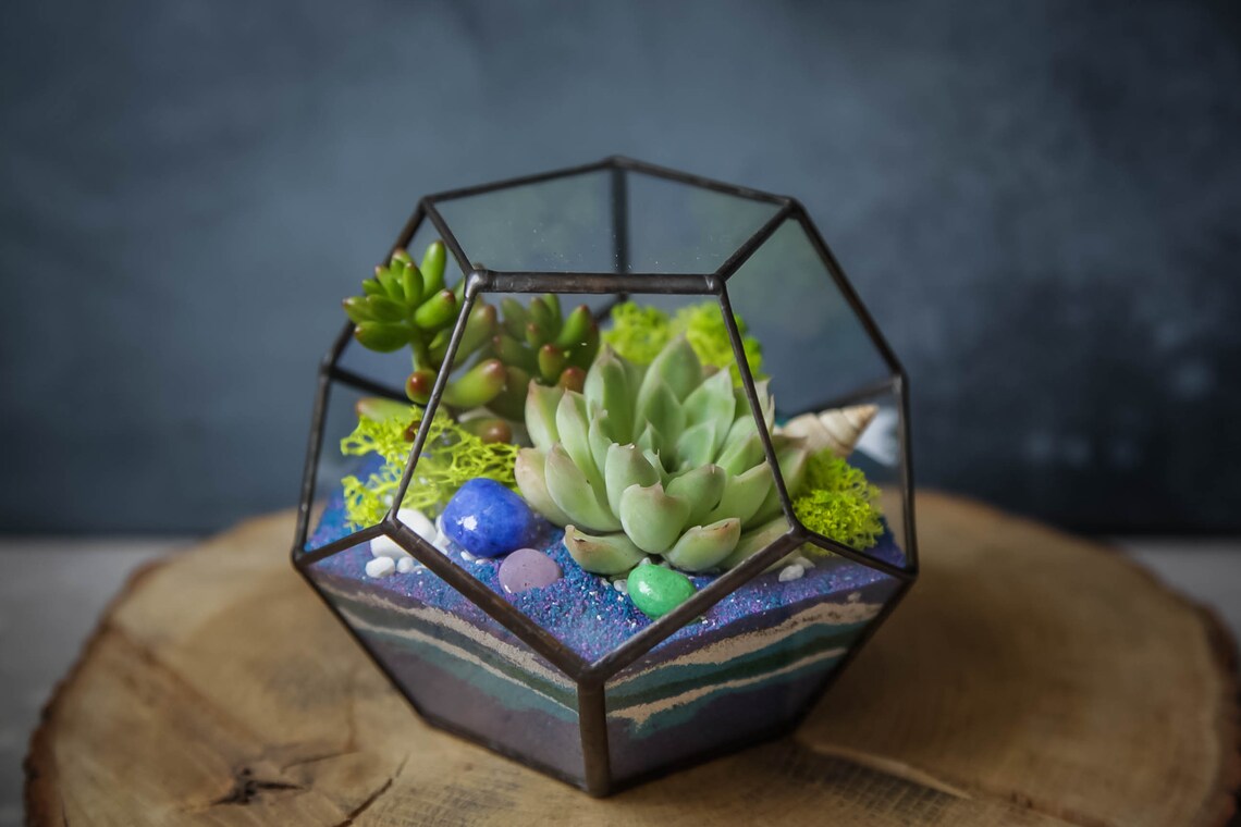 Digital Drawing for Printing! Stained Glass Terrarium. Project 26 - Etsy