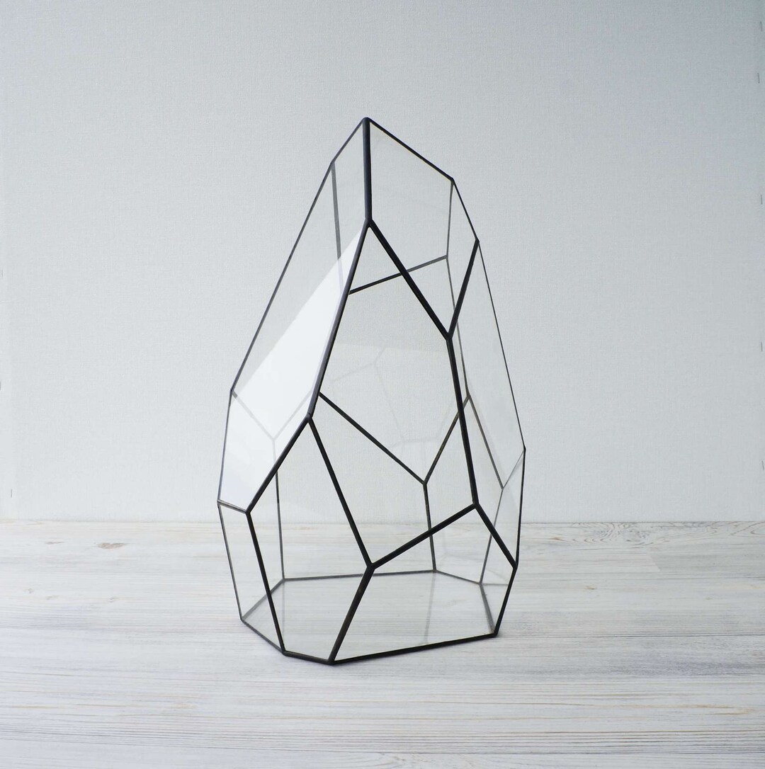 Digital Drawing for Printing Stained Glass Terrarium. Project - Etsy