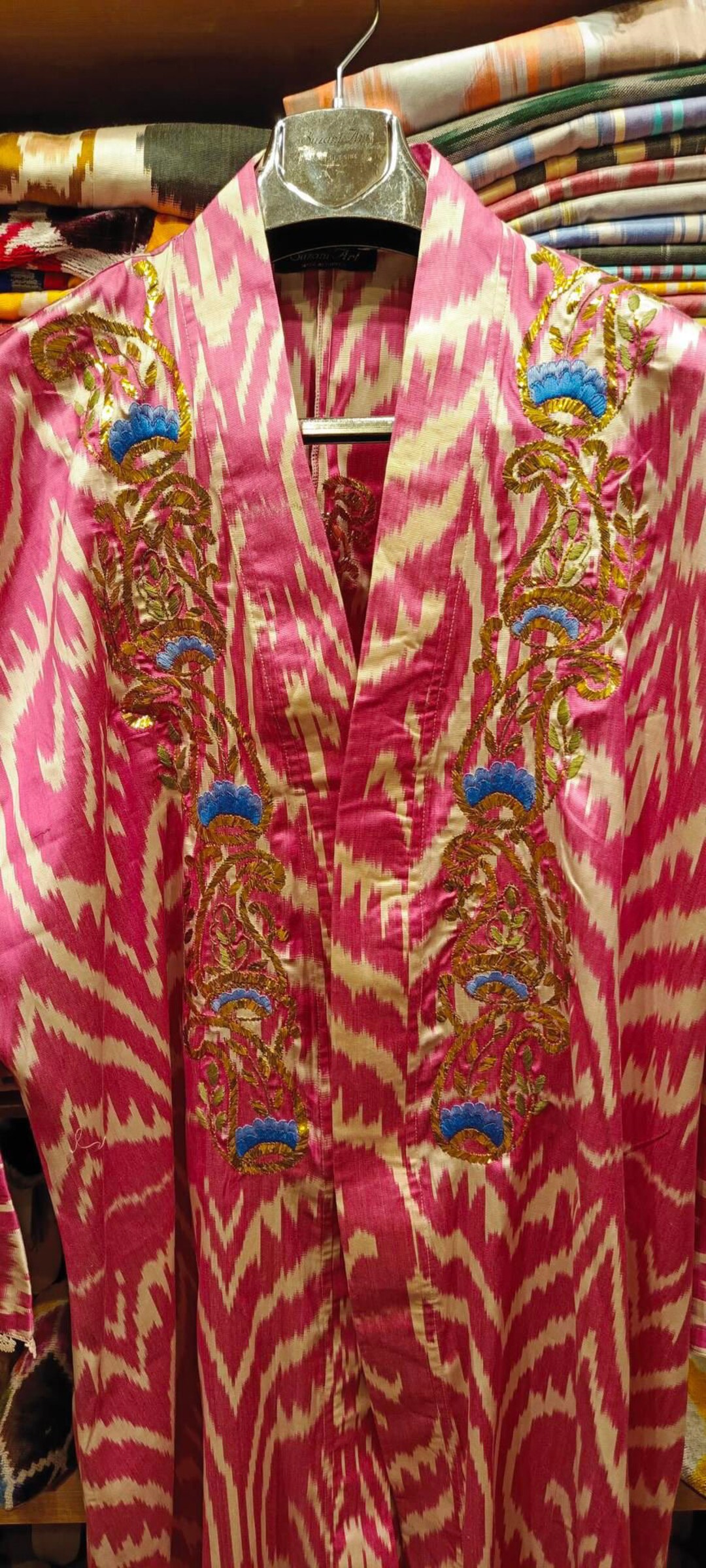 Uzbek Silk Ikat Kimono Boho Textiles Handwoven by Loom - Etsy