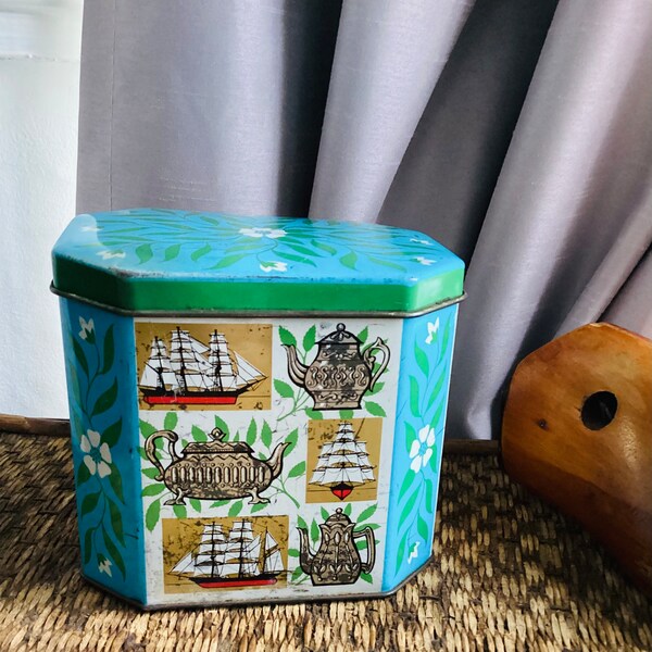 British Tea Tin - Etsy