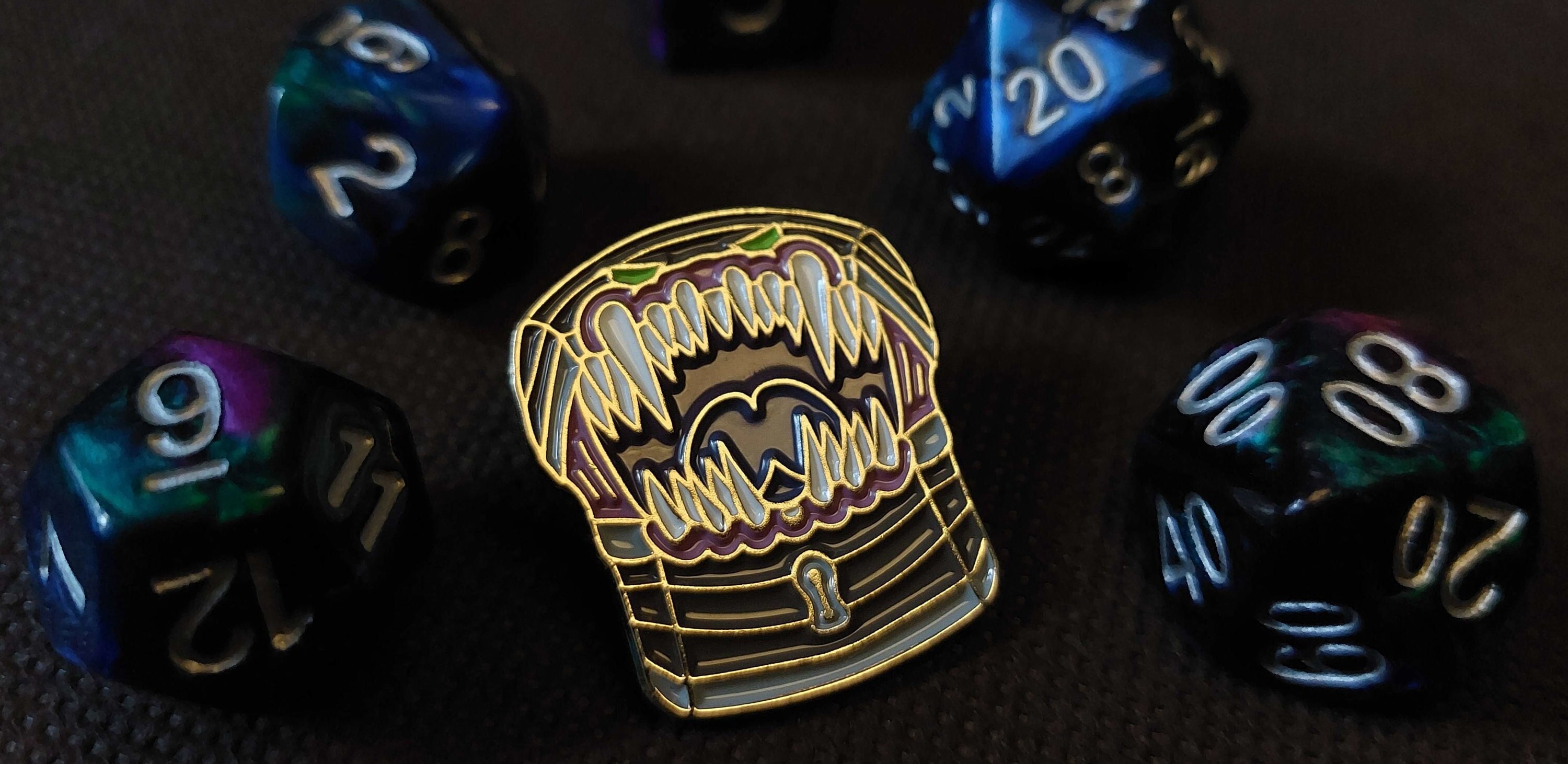 Mimic Pin // Dungeons and Dragons Inspired Mimic Enamel Pin Mimic ...