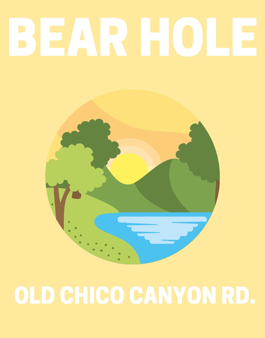 Chico State College Town Posters - Etsy