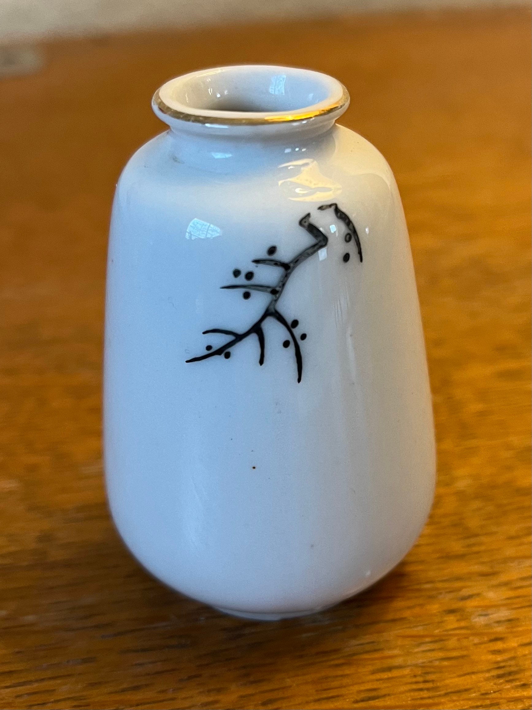 Miniature Bud Vase Made in Japan 2.5” Tall Hand Painted Vintage - Etsy