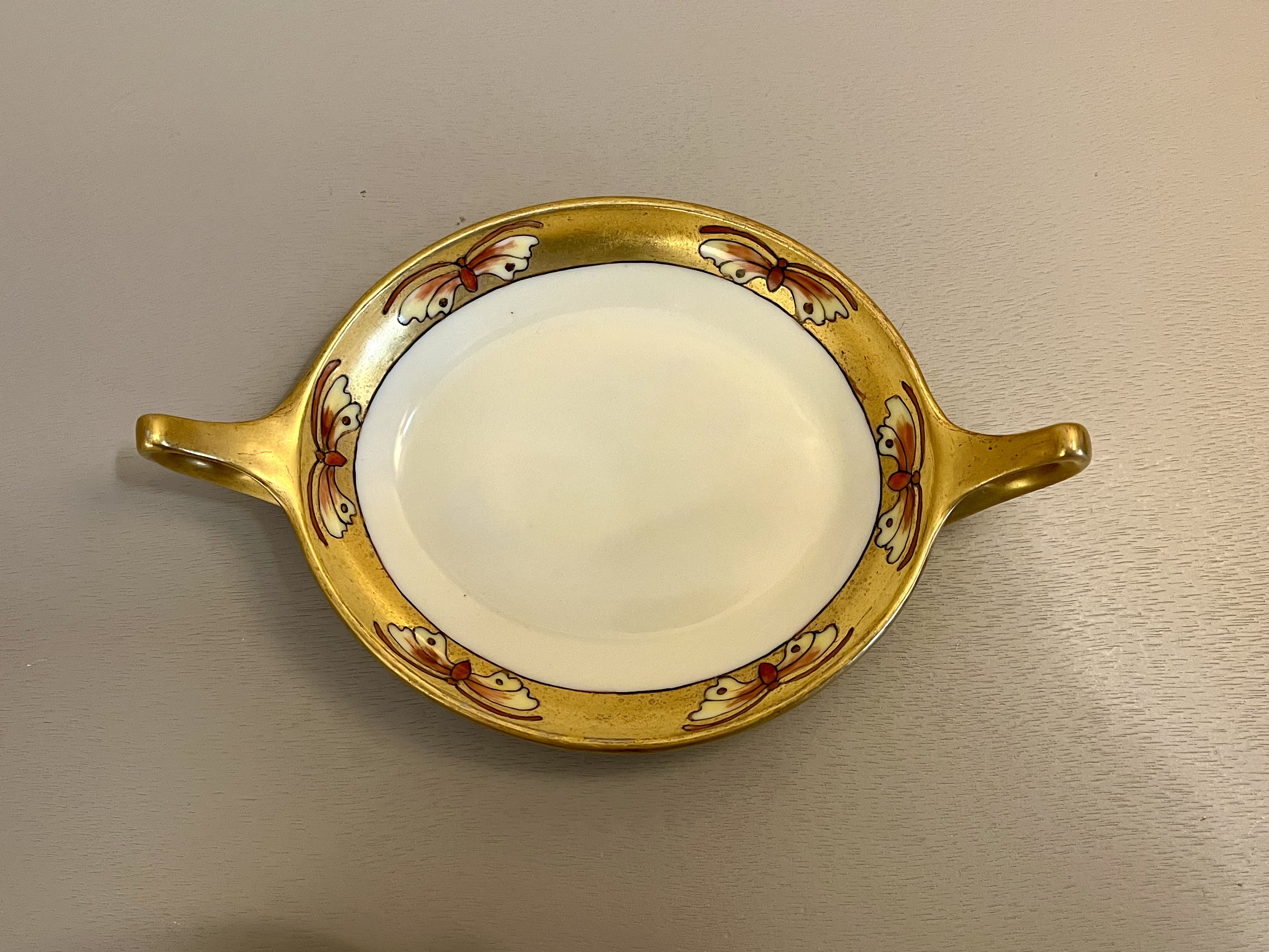 EPIAG Royal Czechoslovakia Art Deco Tea Set: Gold Butterfly Design - Etsy