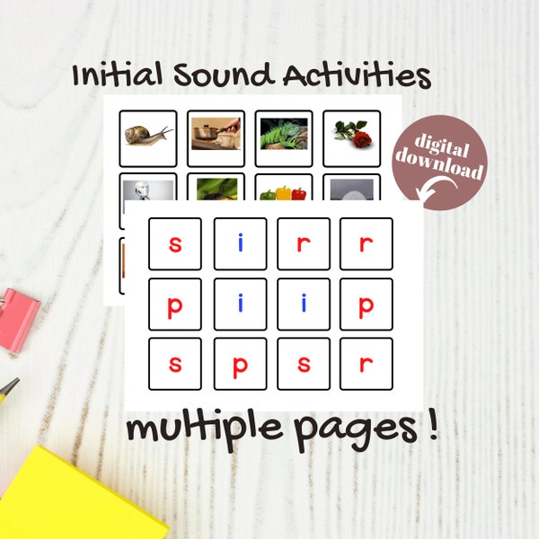 Letter Recognition Chart - Etsy