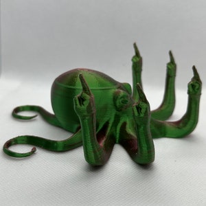 Middle Finger Octopus Ring Holder Display Sealife Decor, Flipping Off ...