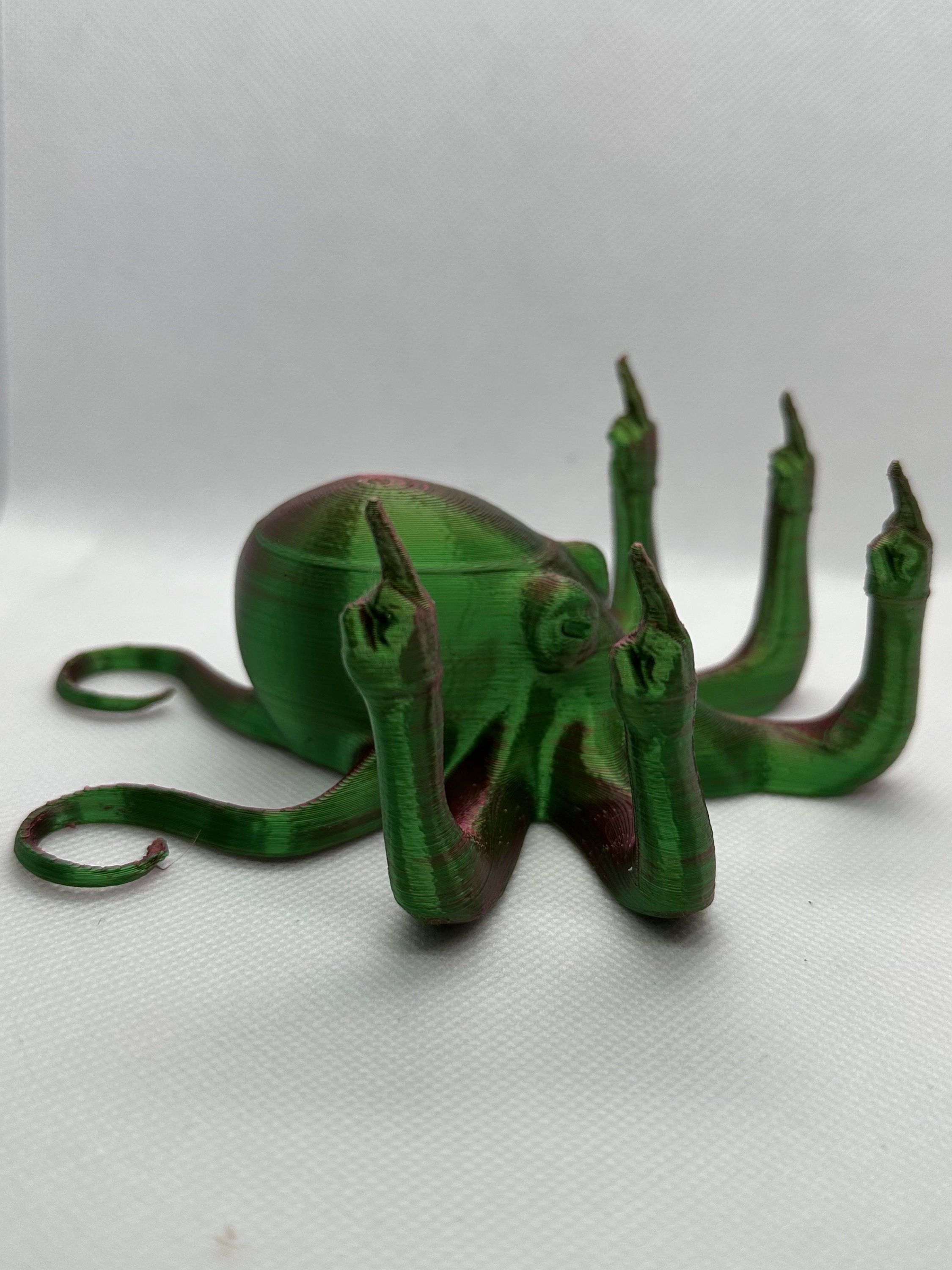 Middle Finger Octopus Ring Holder Display Sealife Decor - Etsy UK