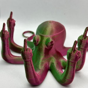 Middle Finger Octopus Ring Holder Display | Sealife Decor, Flipping Off ...
