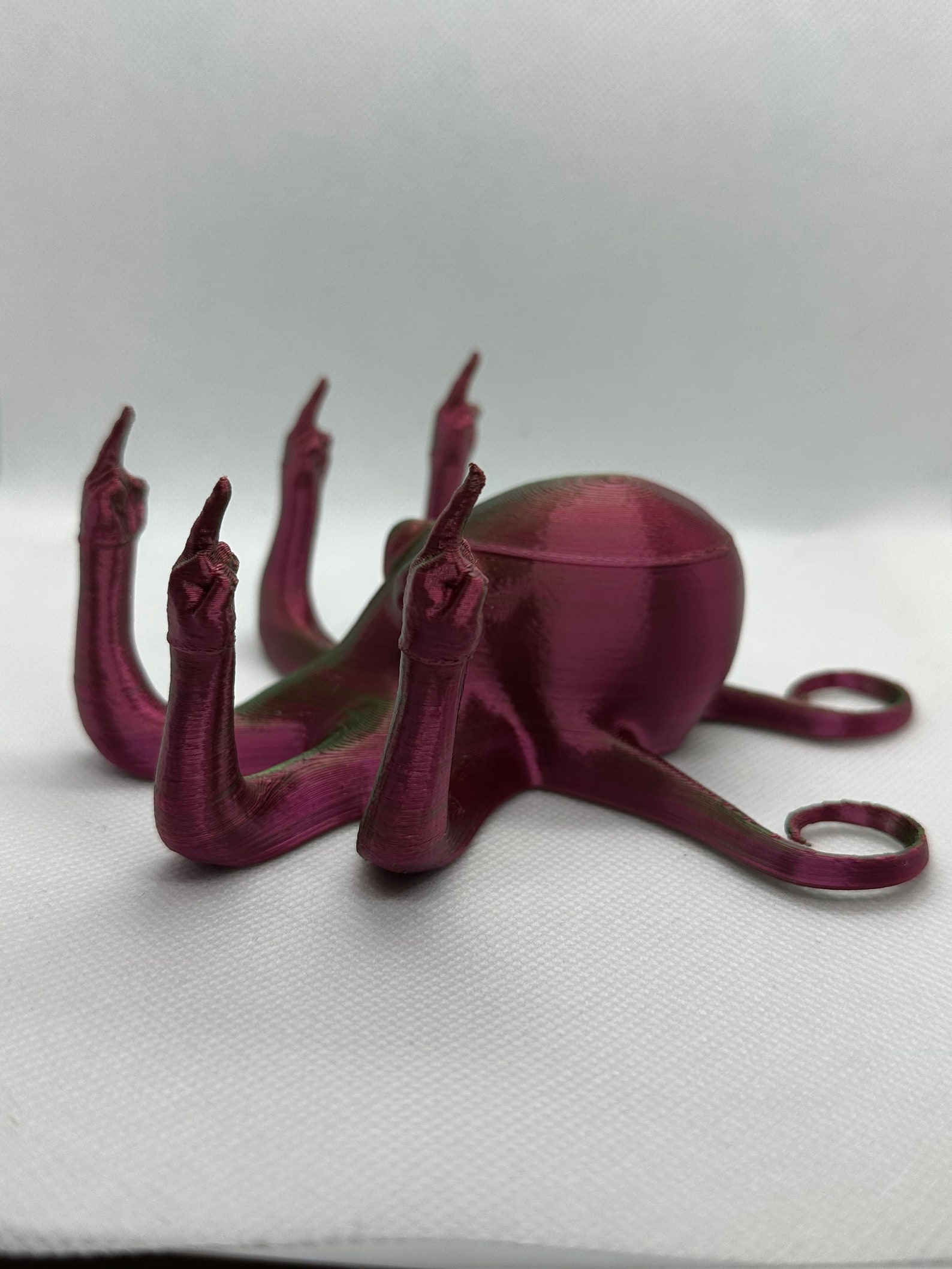 Middle Finger Octopus Ring Holder Display Sealife Decor, Flipping Off ...