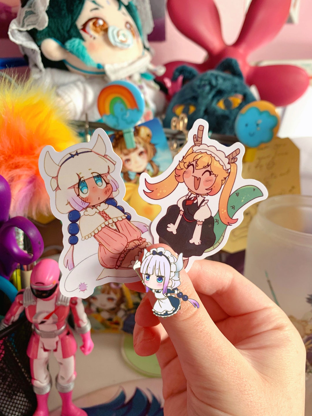 Dragon Maid 2.5 in Vinyl Stickers - Etsy