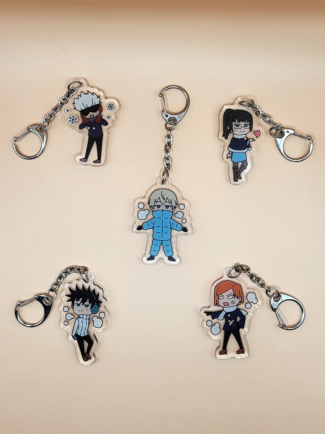 JJK Keychains winter-themed - Etsy