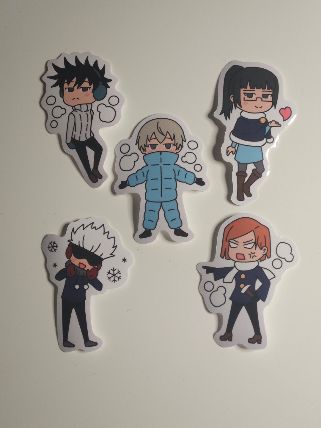 JJK Stickers winter-themed - Etsy UK