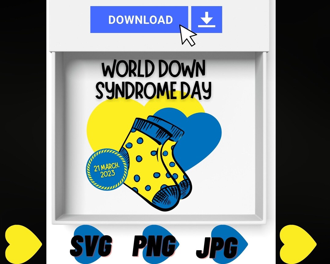 Rock Your Socks World Down Syndrome Day Printable Svg for - Etsy
