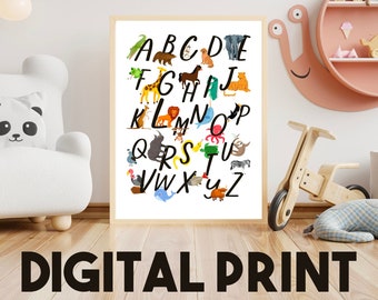 Classroom Animal Poster - Etsy