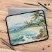 Vintage Hawaii Beach Scene Laptop Sleeve, Tablet Sleeve, 7 10, 13, 15 ...