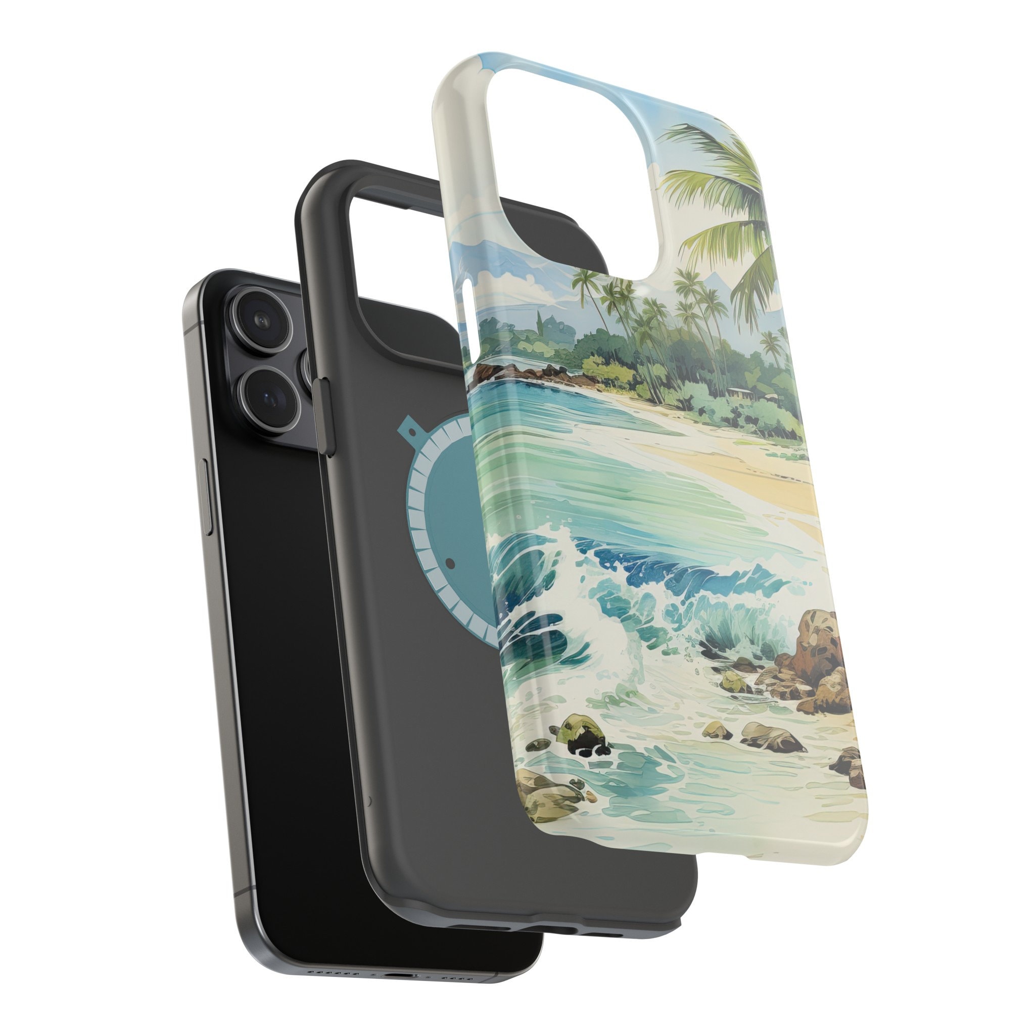 Vintage Hawaii MAGSAFE Tough Phone Case | Fits iPhone 15 14 13 Pro Plus ...