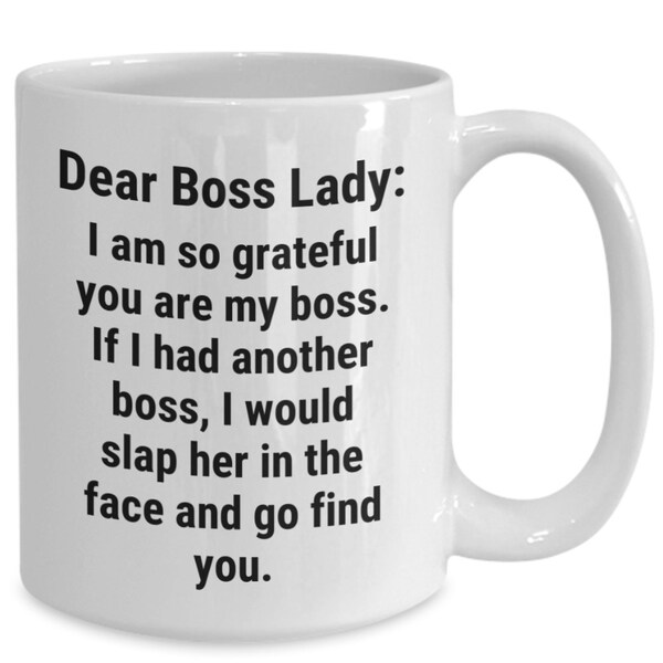 Boss Lady Mug - Etsy