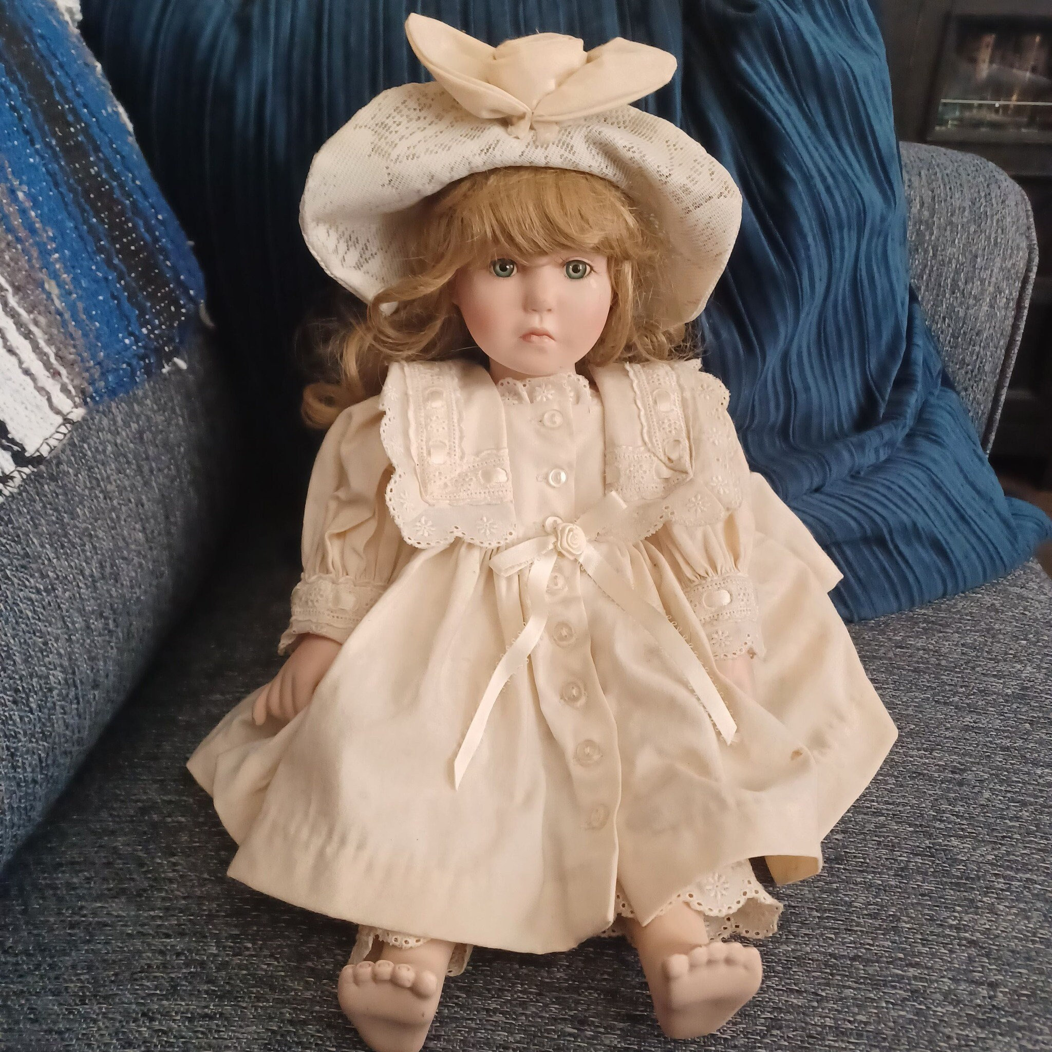 Vintage Beautiful Buttercup Porcelain Doll by Anni Dimartino for ...