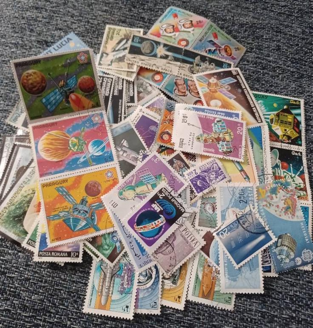 75+ Unique OUTER SPACE Topical Postage Stamps - Etsy