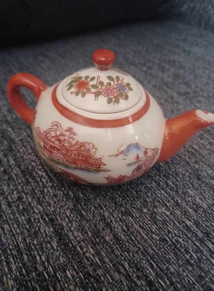Katani Japanese Geisha Scene Miniature Tea Set for Dolls - Etsy
