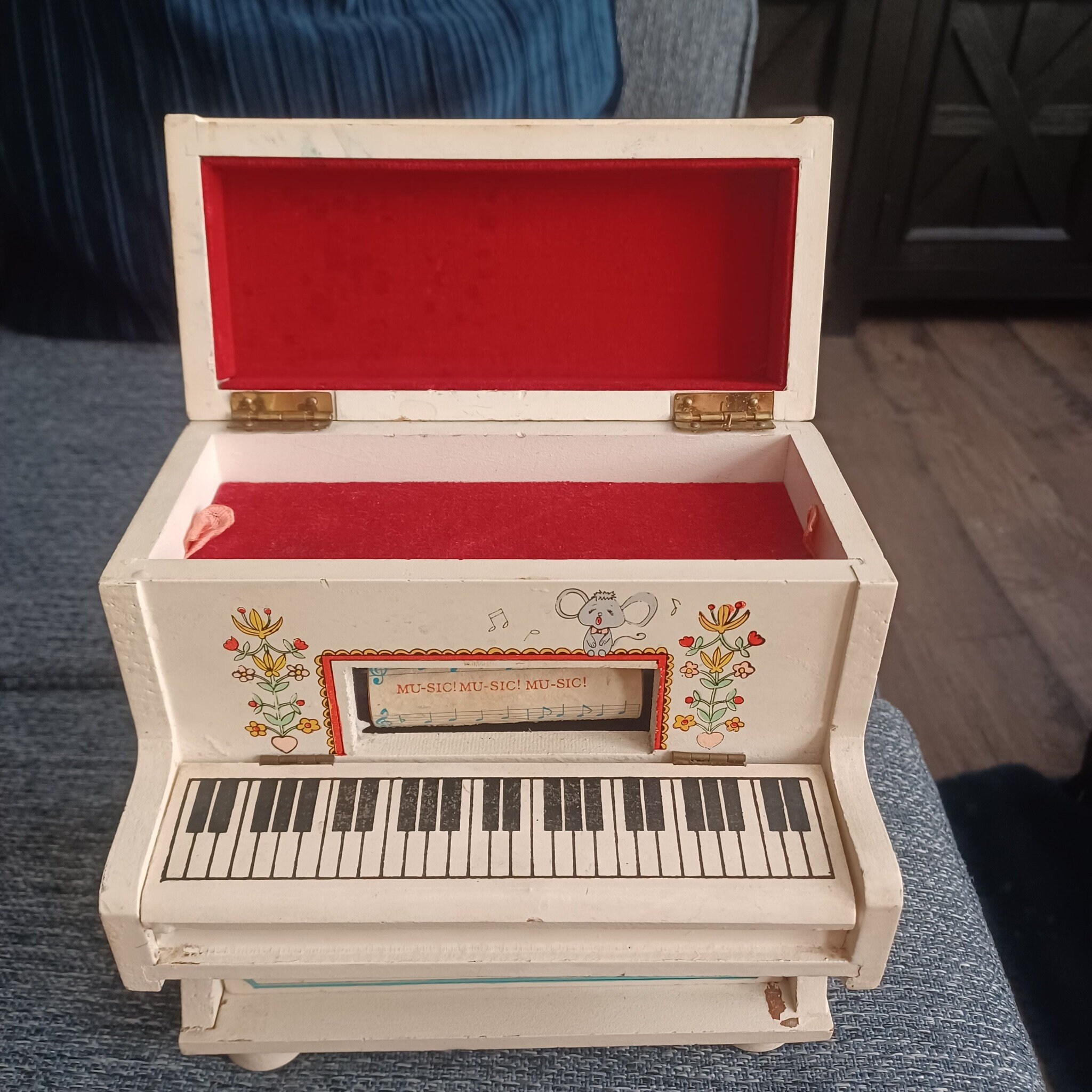 Vintage Honky Tonk Piano Jewelry Box - Etsy