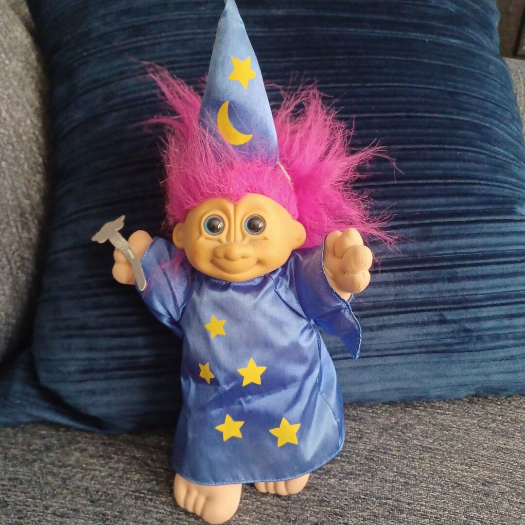 Russ Magic Wizard Troll Doll - Etsy