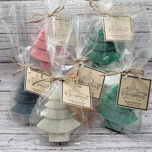 Handmade Christmas Tree Soap, Holiday Stocking Stuffer - Etsy