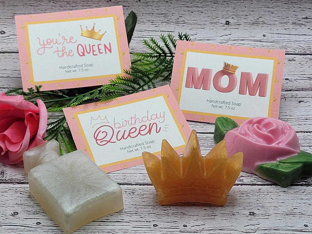 Queen for a Day Handmade Soap Gift Box: Rose & Crown Soaps - Etsy