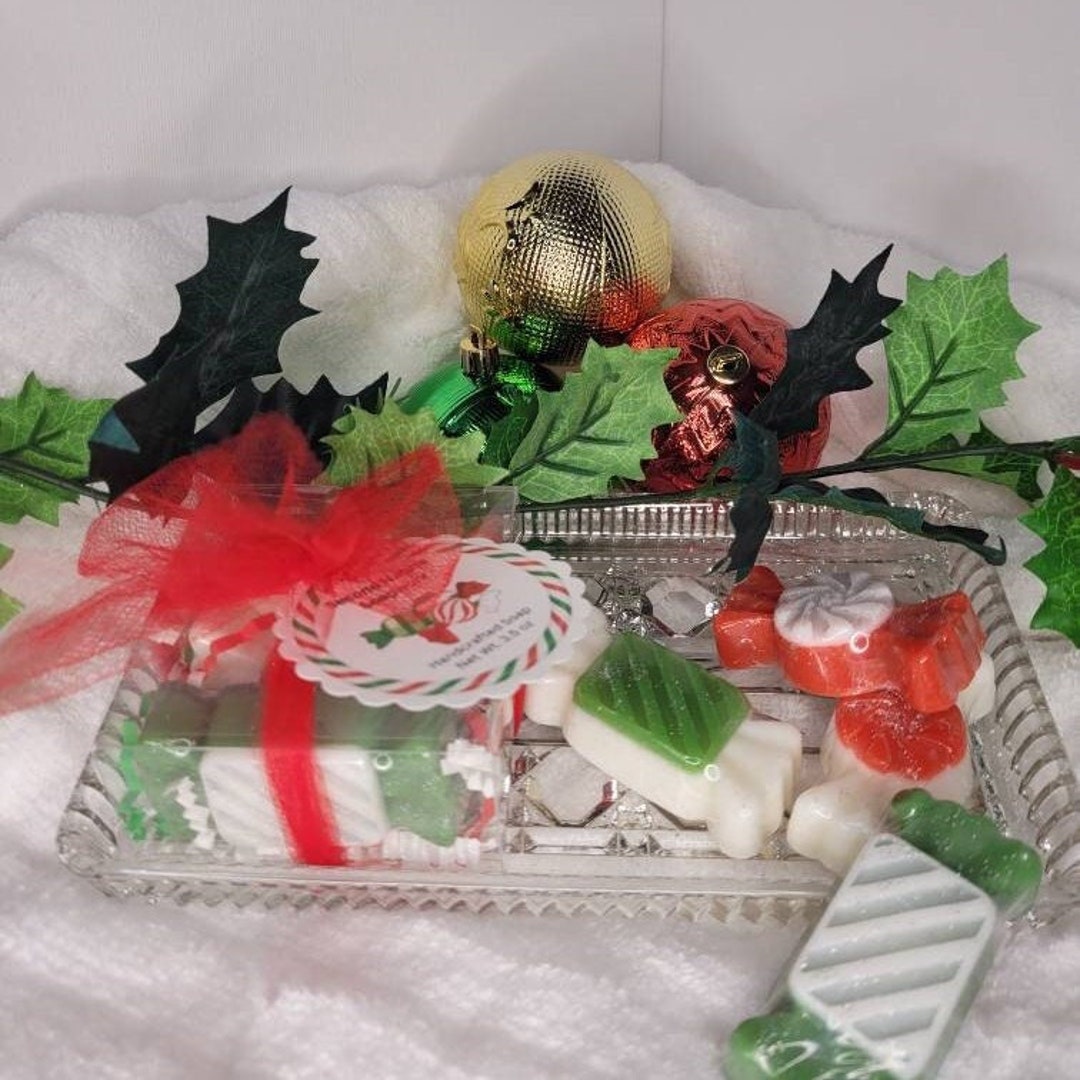 Christmas Soaps, Christmas Hand Soaps, Guest Soaps, Christmas Gift Set ...