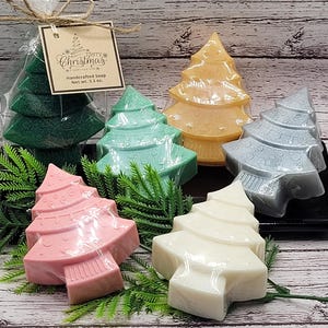 Handmade Christmas Tree Soap, Holiday Stocking Stuffer - Etsy