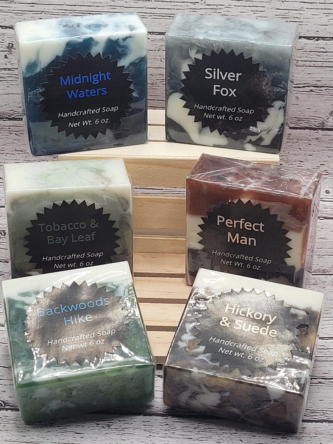 Men's Soap Gift Set: Handmade Soap Sampler - 6 Scent Variety - Etsy