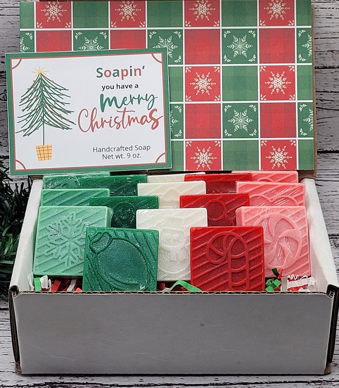 Christmas Soap Gift Set: Assorted Holiday Hand Soaps, 9 Oz - Etsy