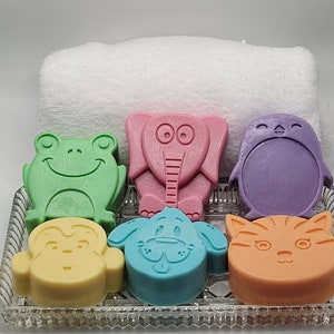 Handcrafted Goats Milk Animal Soaps: Kids Bath Time Fun - Etsy