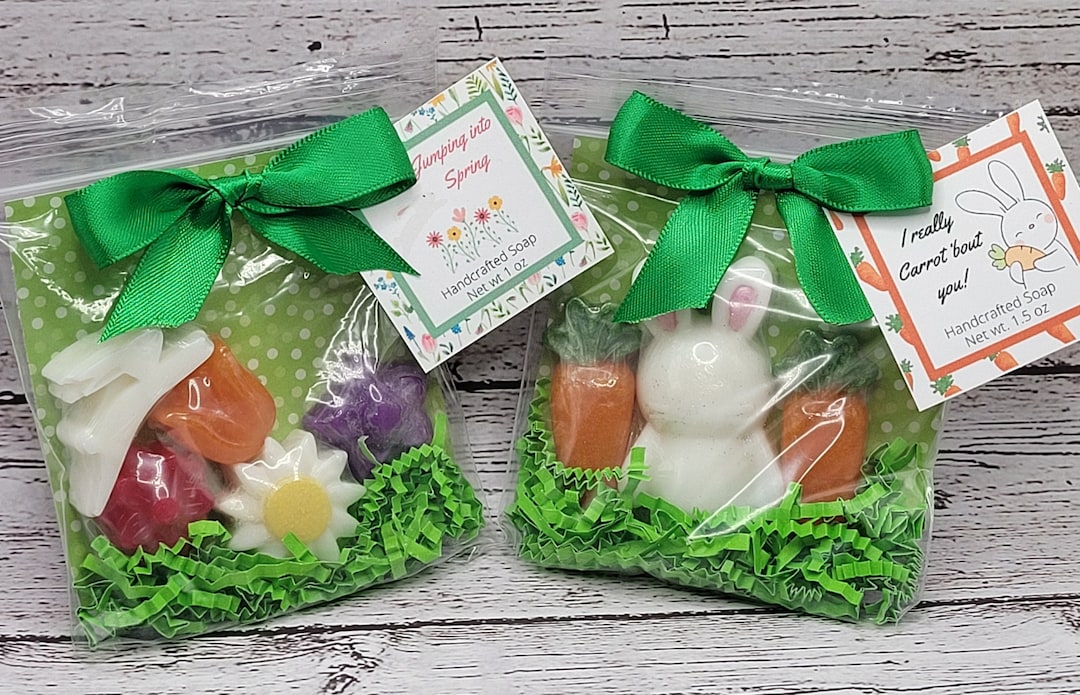 Easter Soap, Spring Handmade Soap, Spring Gift Set, Goats Milk Soap, Basket Stuffer, - Etsy