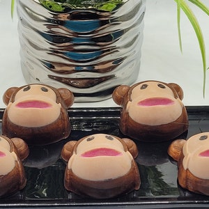 Monkey Soap, Animal Soaps, Kids Soap Favor, Bath Time Soap, Goats Milk ...