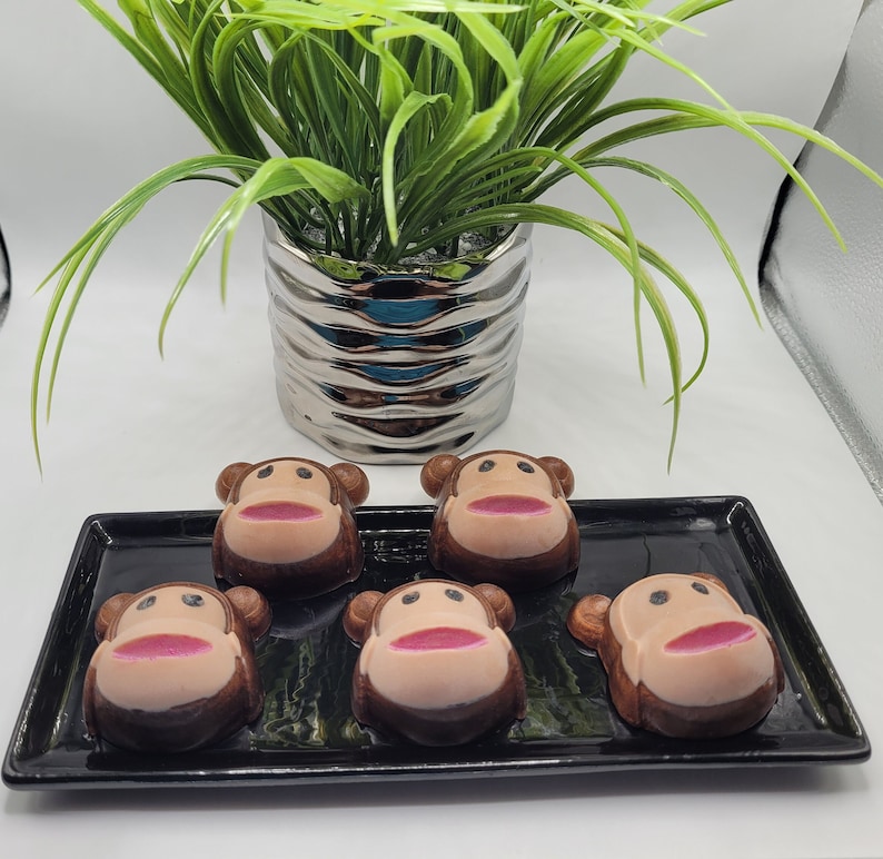 Monkey Soap, Animal Soaps, Kids Soap Favor, Bath Time Soap, Goats Milk ...