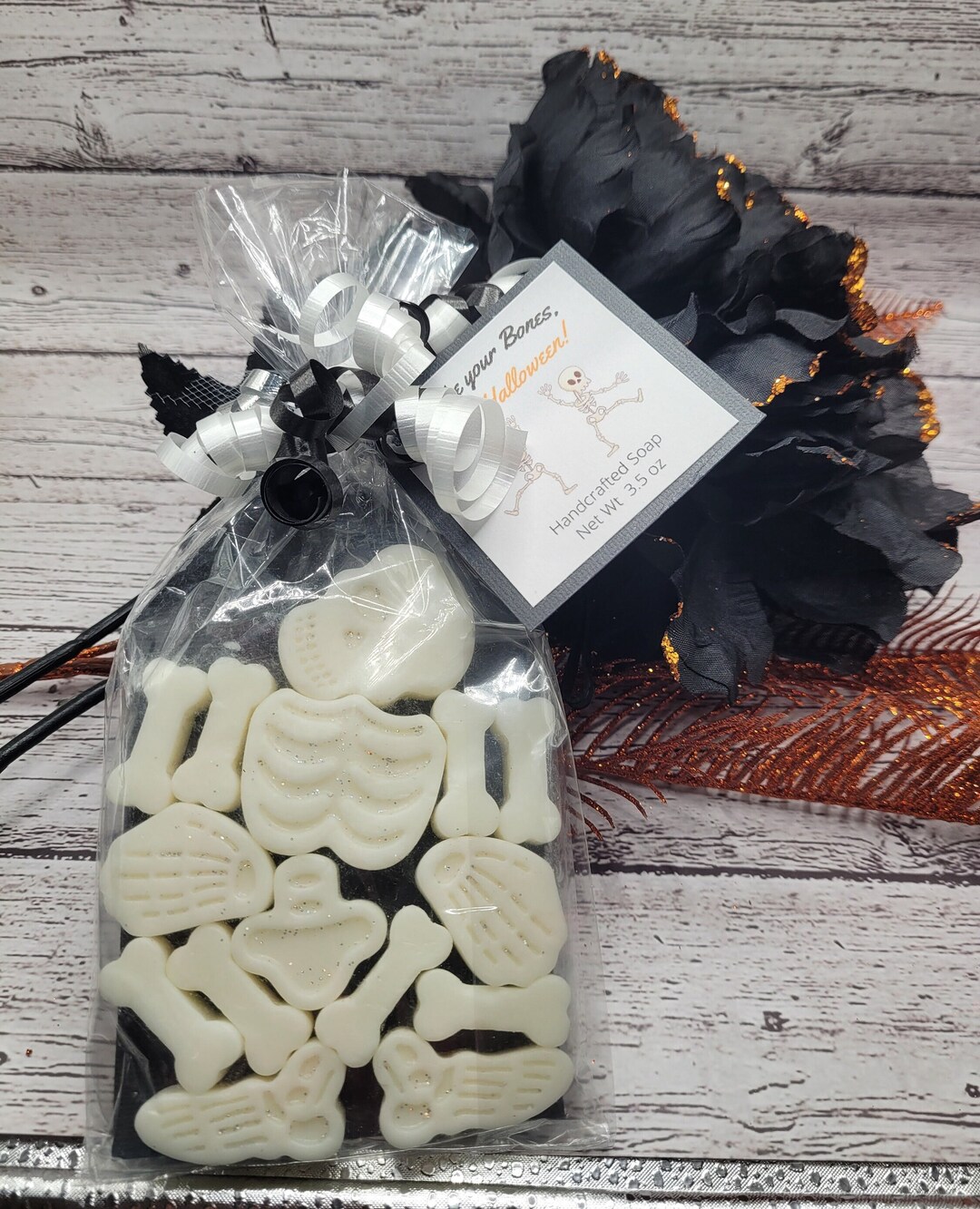 Handmade Skeleton Soap Set: Halloween Party Favors - Etsy