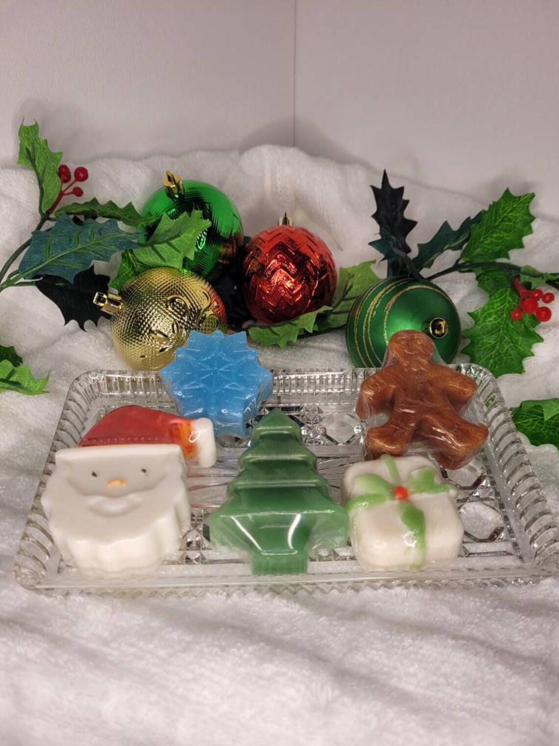 Christmas Soap Gift Set, Shaped and Scented Soaps, Hostess Gift - Etsy